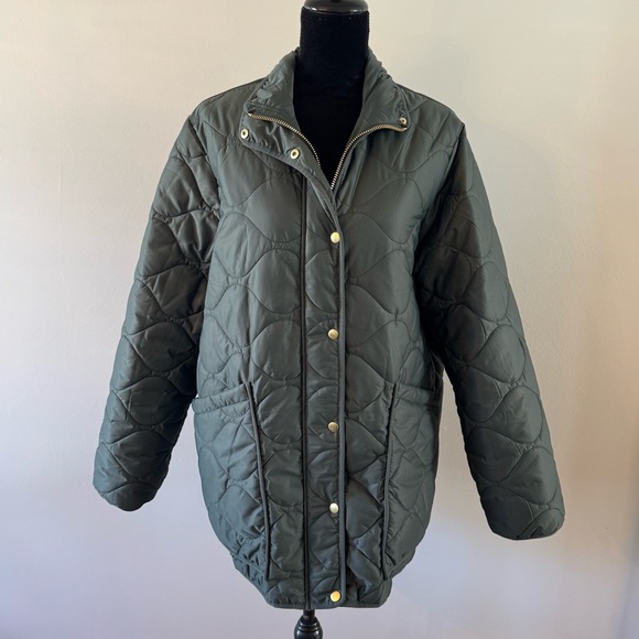 Quince | Jackets & Coats | Quince Jacket Womens Xl Green Featherless ...